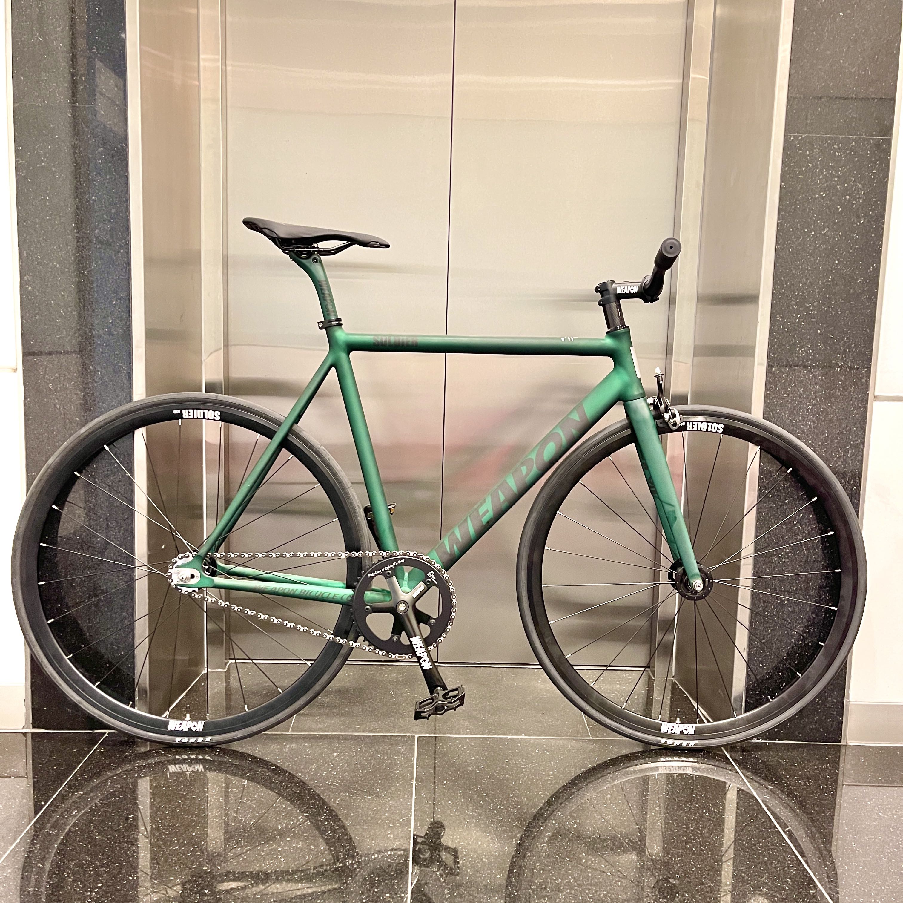 Weapon fixie bike/frame set (450) complete bike (750)/fixed gear bike ...