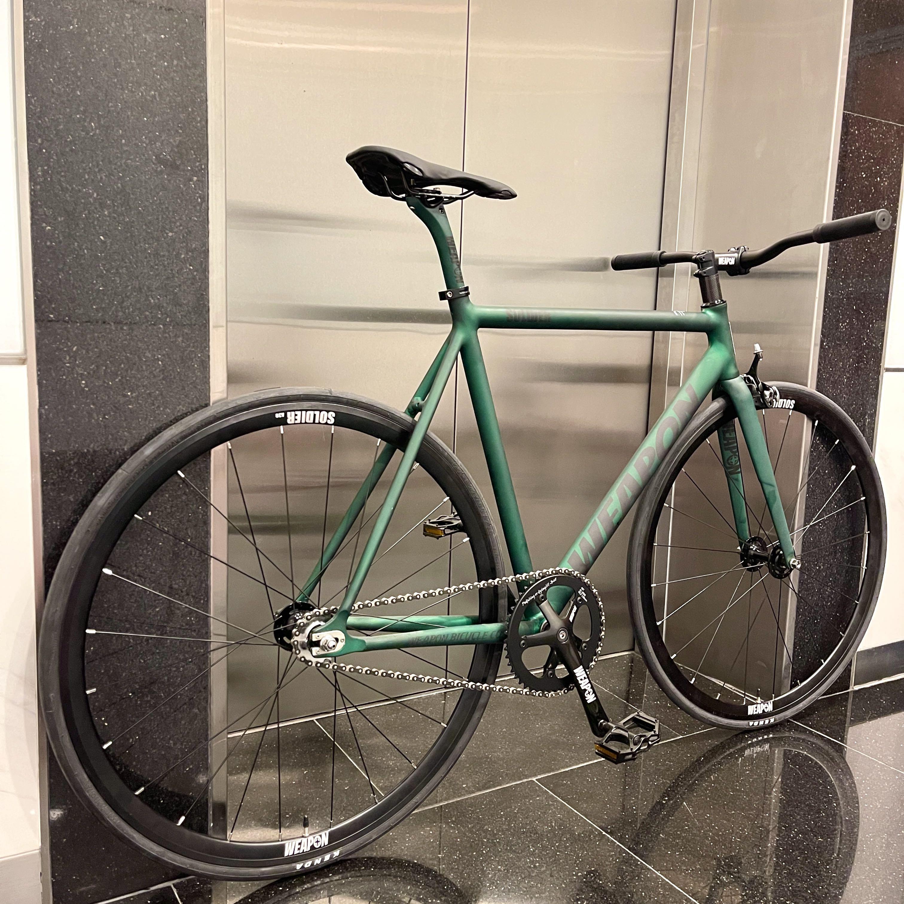 Weapon fixie bike/frame set (450) complete bike (750)/fixed gear bike ...