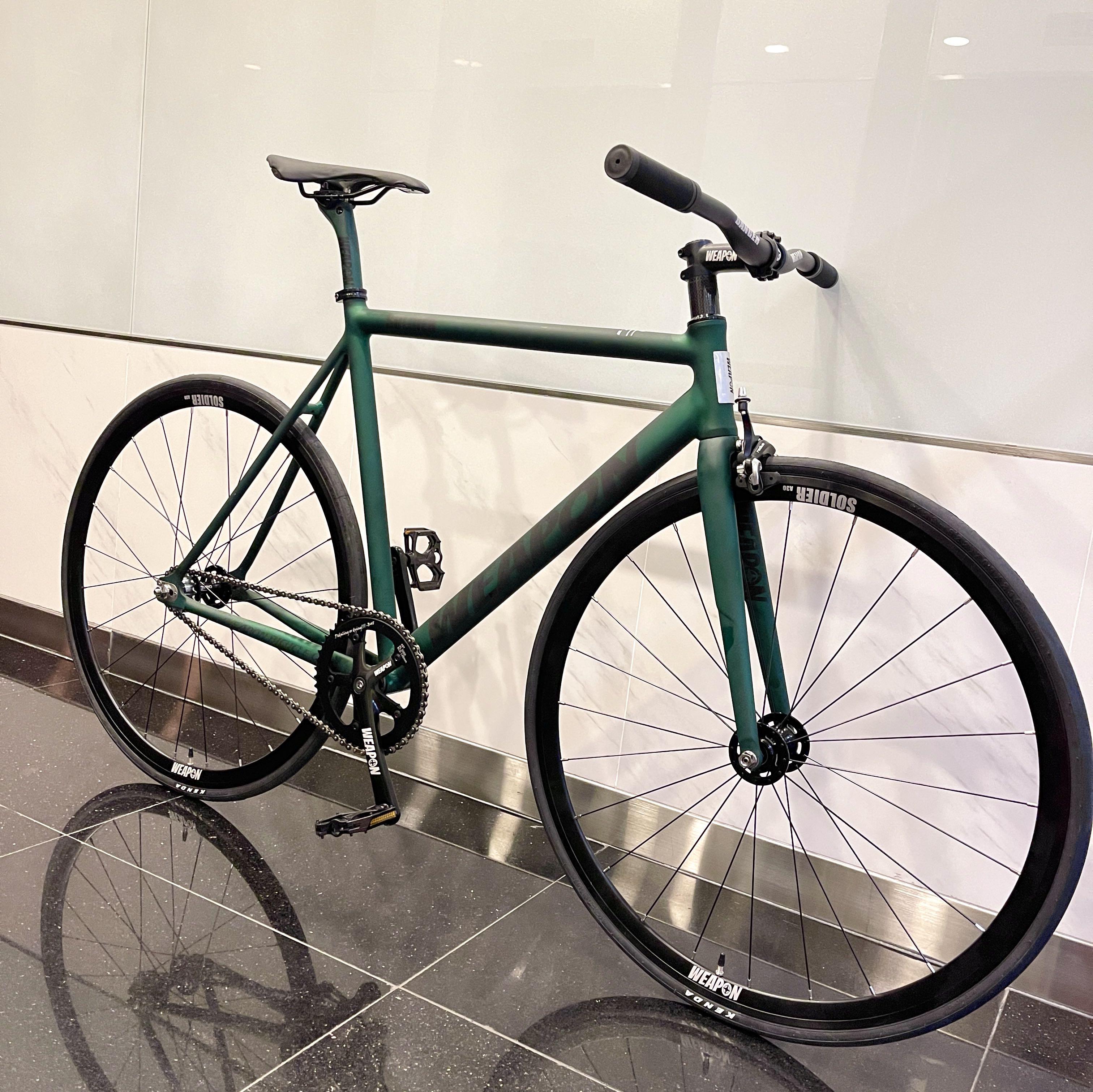 Weapon fixie bike/frame set (450) complete bike (750)/fixed gear bike ...