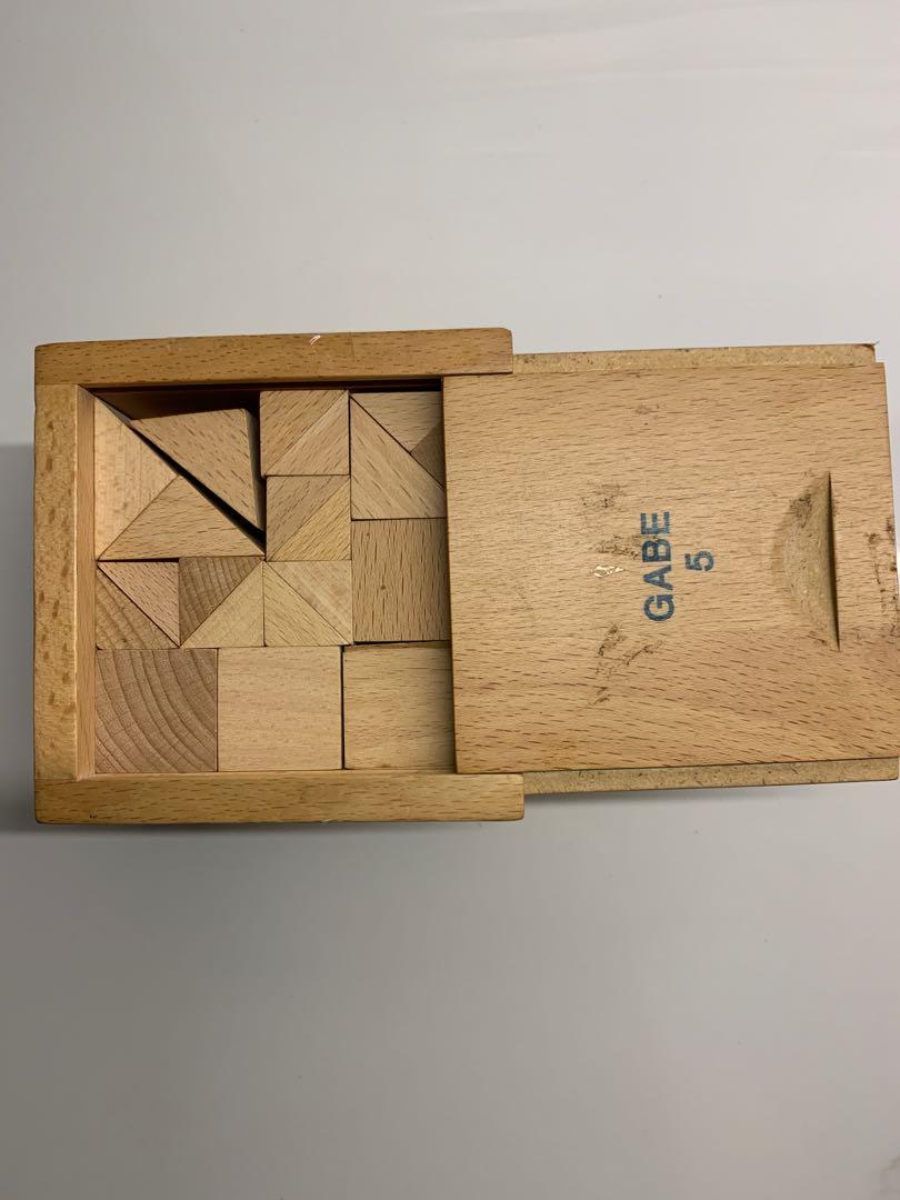 Wood Gabe Cube Teaching Tool Creative Learning Educational Preschool ...