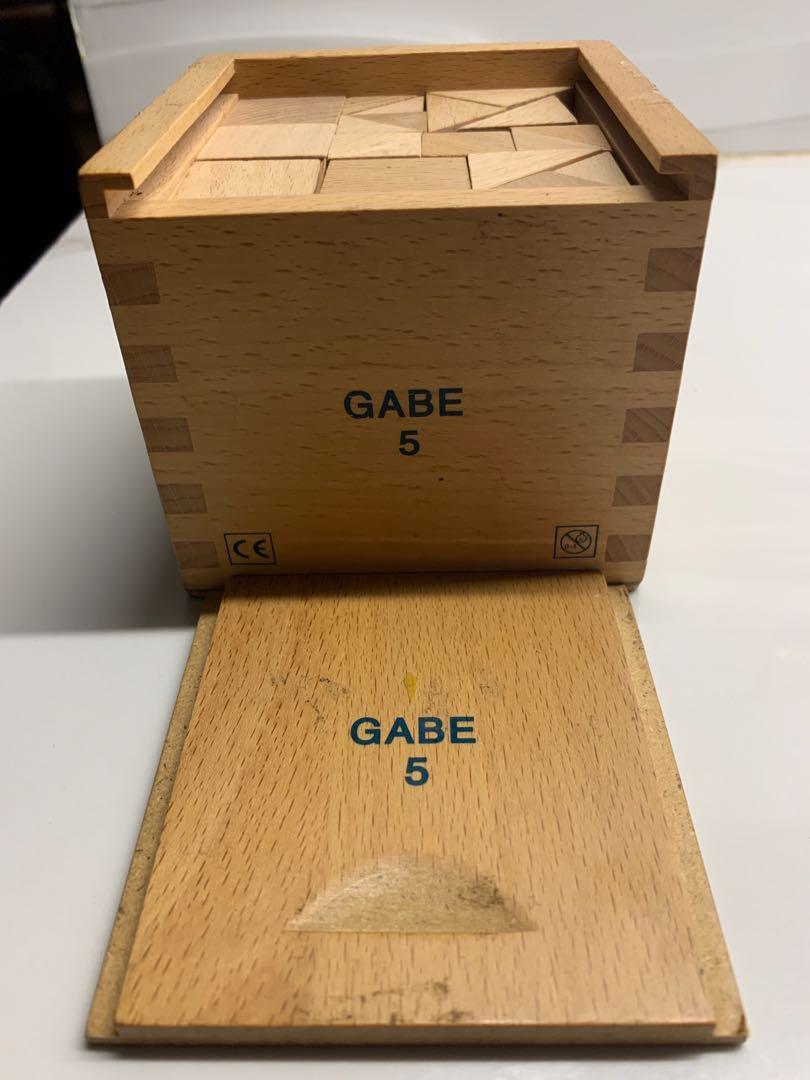 Wood Gabe Cube Teaching Tool Creative Learning Educational Preschool ...