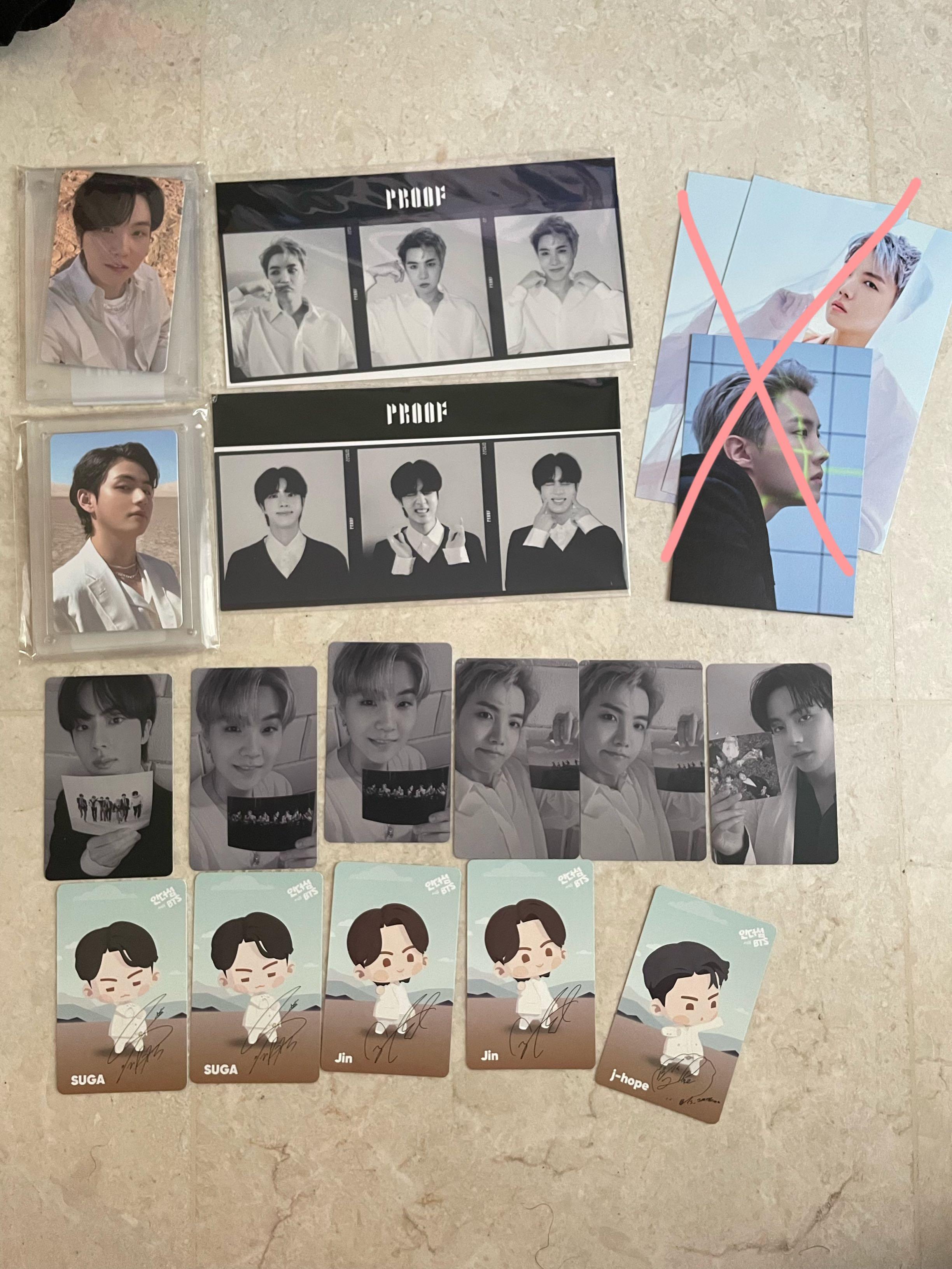WTT BTS Proof Photocards, Hobbies & Toys, Memorabilia & Collectibles, K-Wave on Carousell