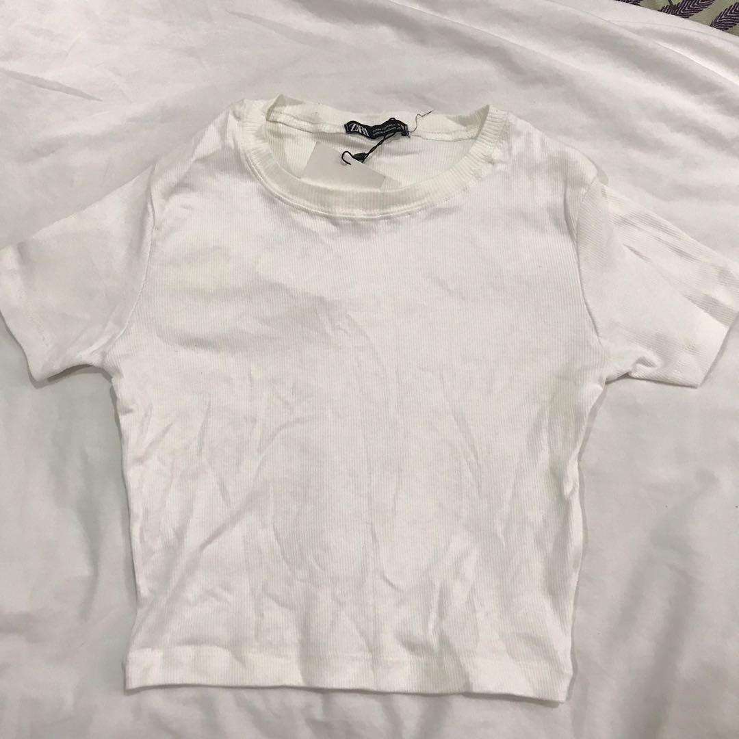 Zara Basic Top, Women's Fashion, Tops, Shirts on Carousell