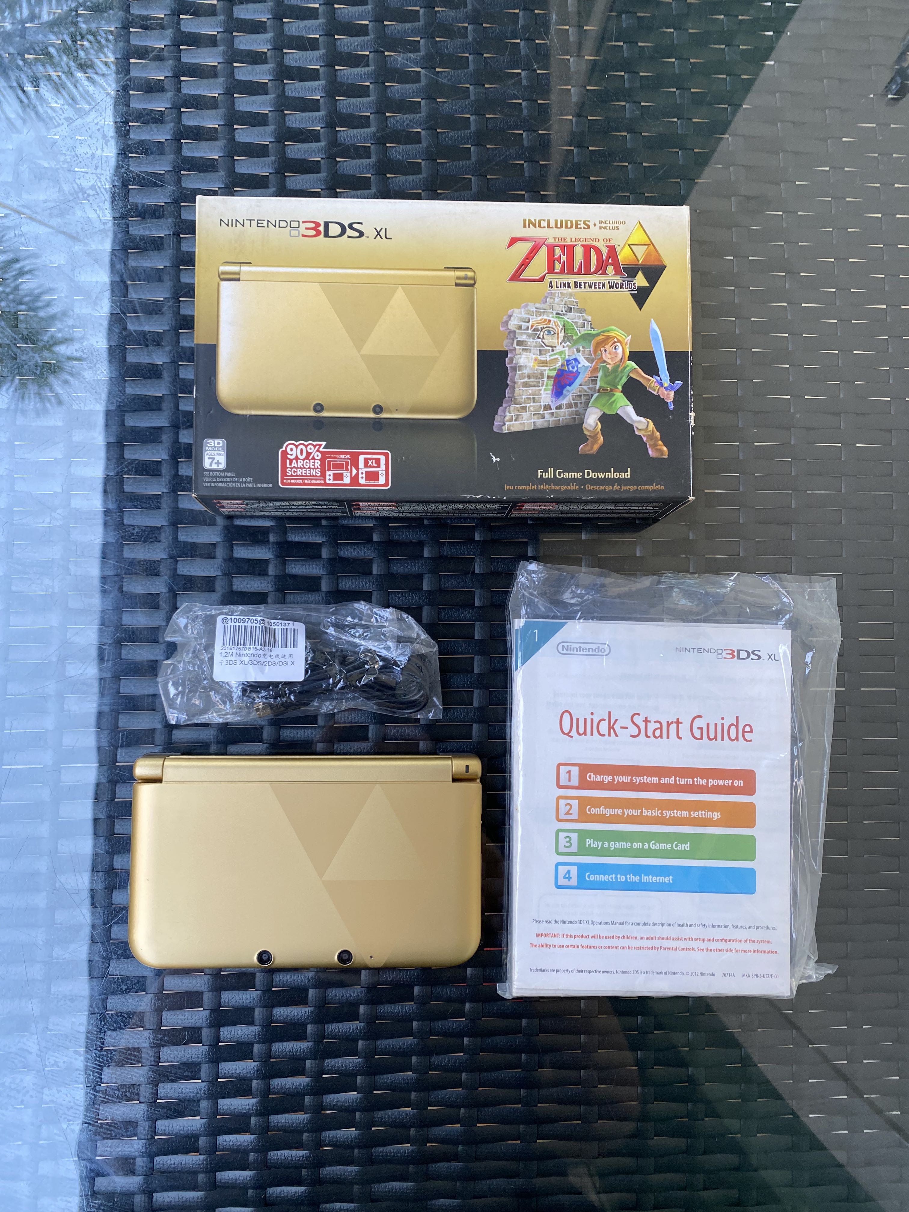 Zelda Golden Nintendo 3DS XL Console Special Edition, Video Gaming ...