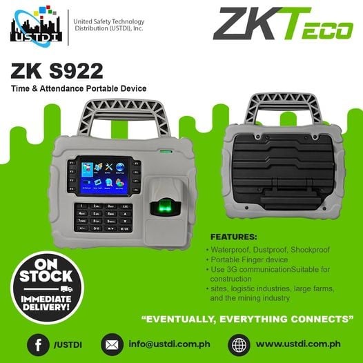 ZKTeco ZK S922, Furniture & Home Living, Security & Locks, Other ...
