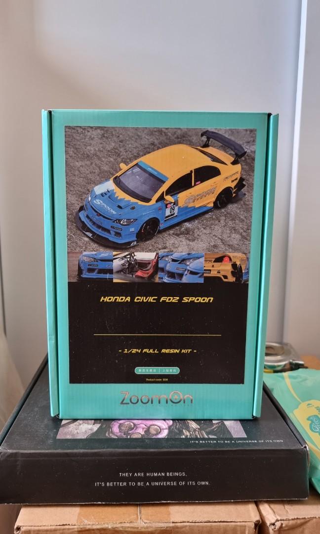 ZoomOn Zoom On 1/24 1:24 Honda Civic Type-R FD2R FD2 FD Spoon Sports ...