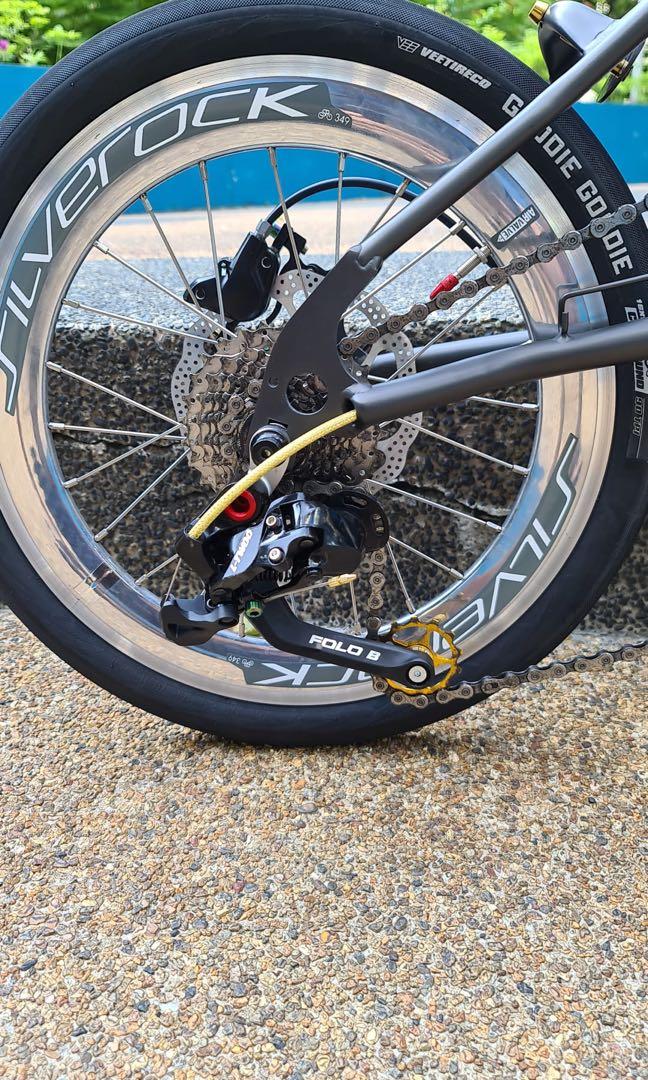 16 inch disc brake brompton fork and Triangle aceoffix, Sports ...