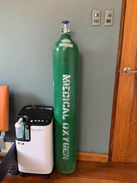 50kg Oxygen Tank FOR SALE with free regulator, Health & Nutrition ...