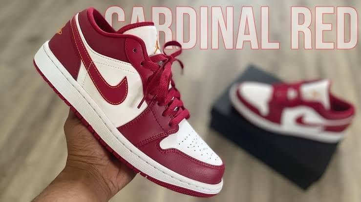 Air Jordan 1 Low Cardinal Red, Men's Fashion, Footwear, Sneakers on ...