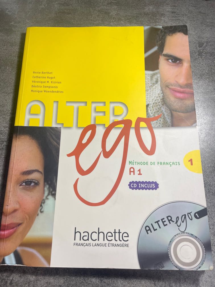 Alter Ego French Textbook, Hobbies & Toys, Books & Magazines, Textbooks ...