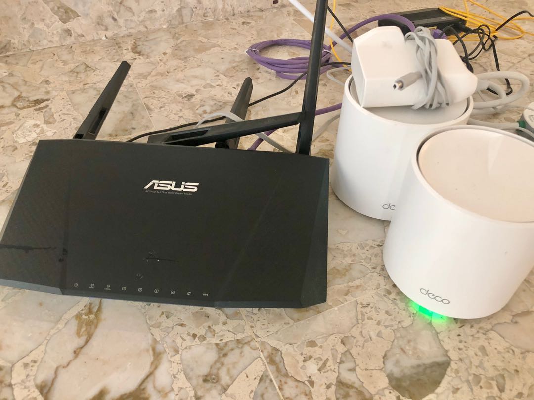 Asus router plus nest set, Computers & Tech, Parts & Accessories ...