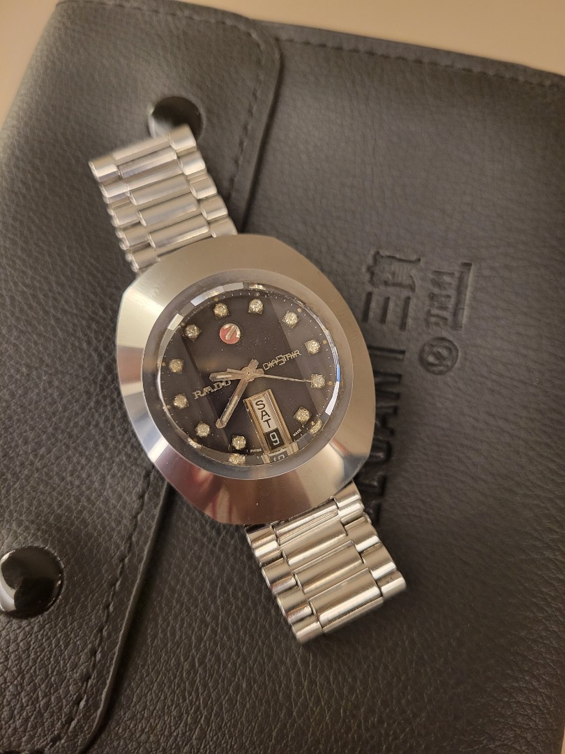 Automatic Rado Diastar Tungsten Silver, Luxury, Watches on Carousell