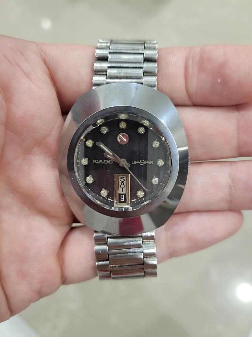 Automatic Rado Diastar Tungsten Silver, Luxury, Watches on Carousell