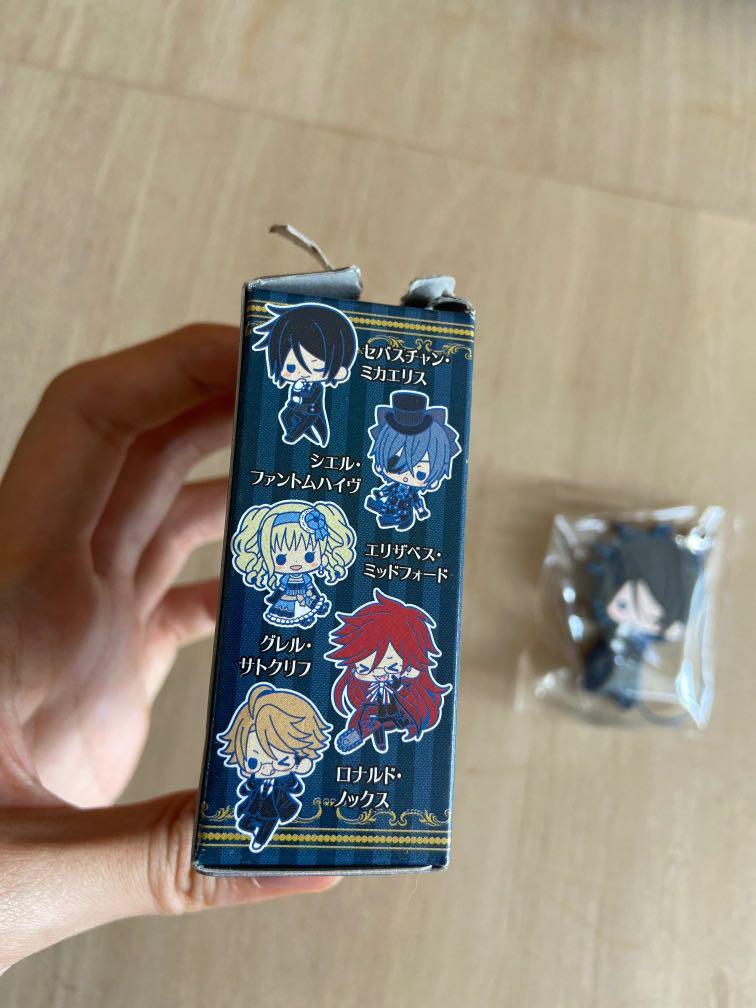 Black Butler Kuroshitsuji Sebastian rubber strap, Hobbies & Toys ...