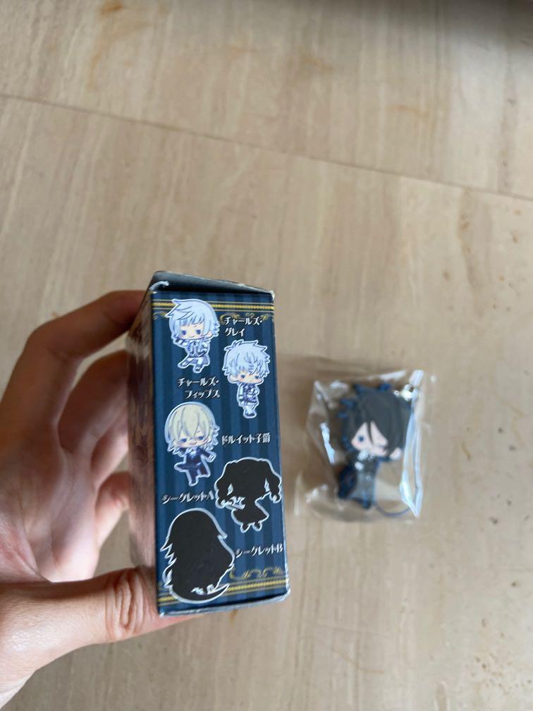 Black Butler Kuroshitsuji Sebastian rubber strap, Hobbies & Toys ...