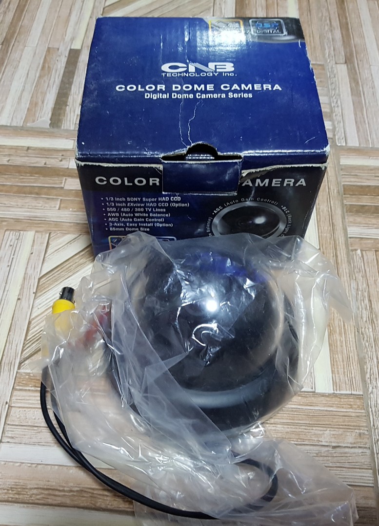 Brand New Color Dome Camera with Power Supply, Furniture & Home Living ...