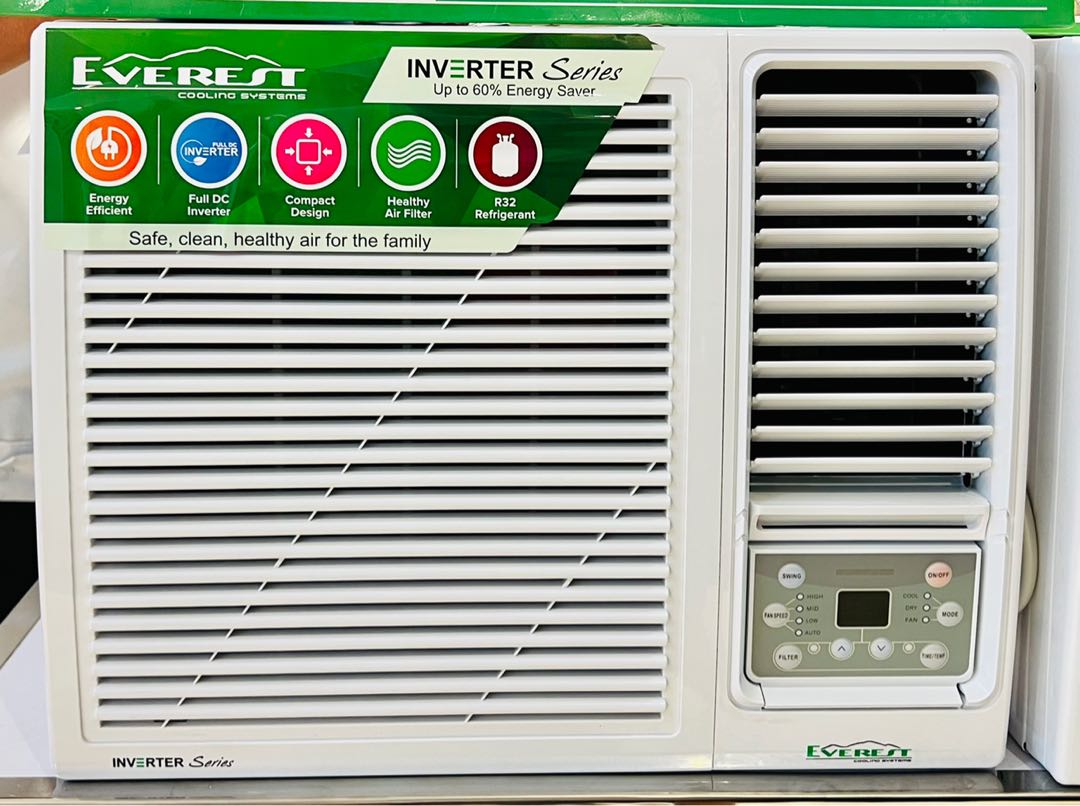 Brand New Everest ETIV10CFWD/G 1.0hp Window-type FULL DC Inverter ...