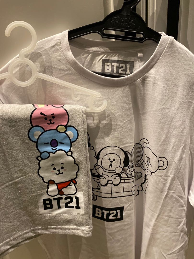 BT21 Pyjamas Set, Women's Fashion, Tops, Shirts on Carousell