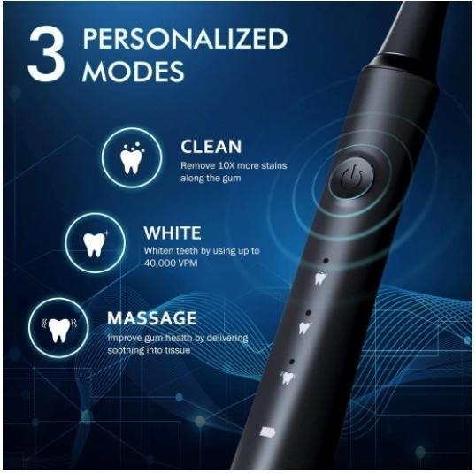 [C7427] ATMOKO HP141 Electric Toothbrushes with 10 Heads, Beauty ...