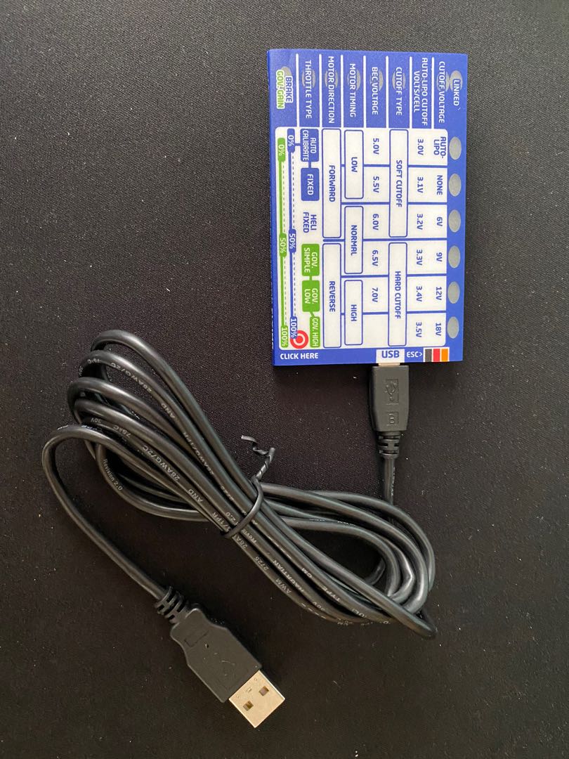 Castle Tuning Card - Field Link Portable Programmer for Flying ...