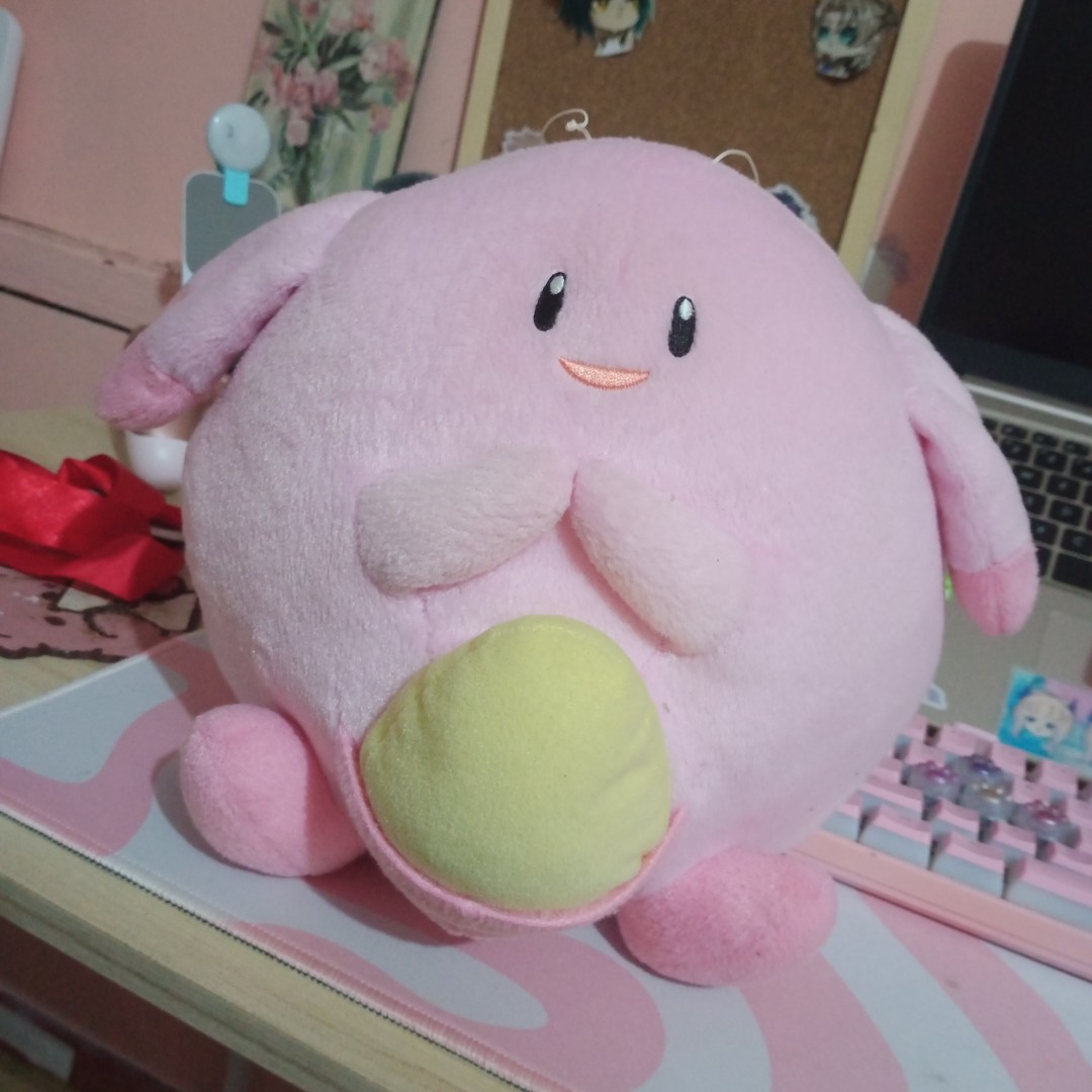 Chansey Pokemon Plush, Hobbies & Toys, Toys & Games on Carousell