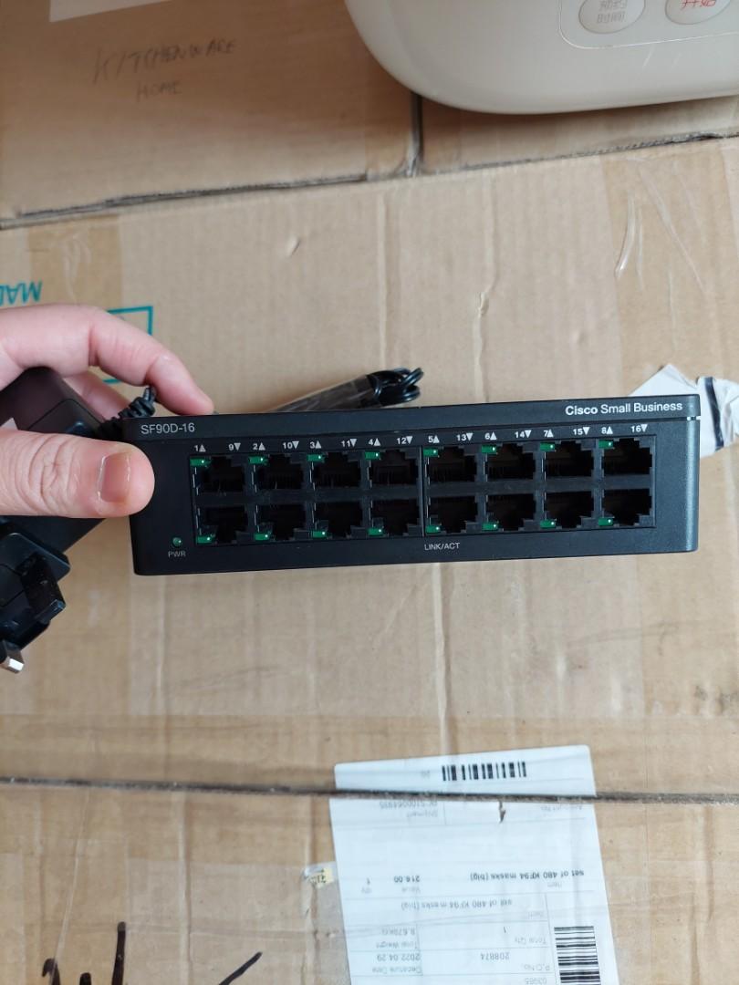 Cisco 16 port switch, Computers & Tech, Parts & Accessories, Networking ...