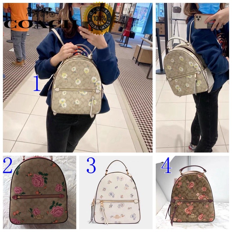 Coach Women Floral Backpack, Women's Fashion, Bags & Wallets, Backpacks ...