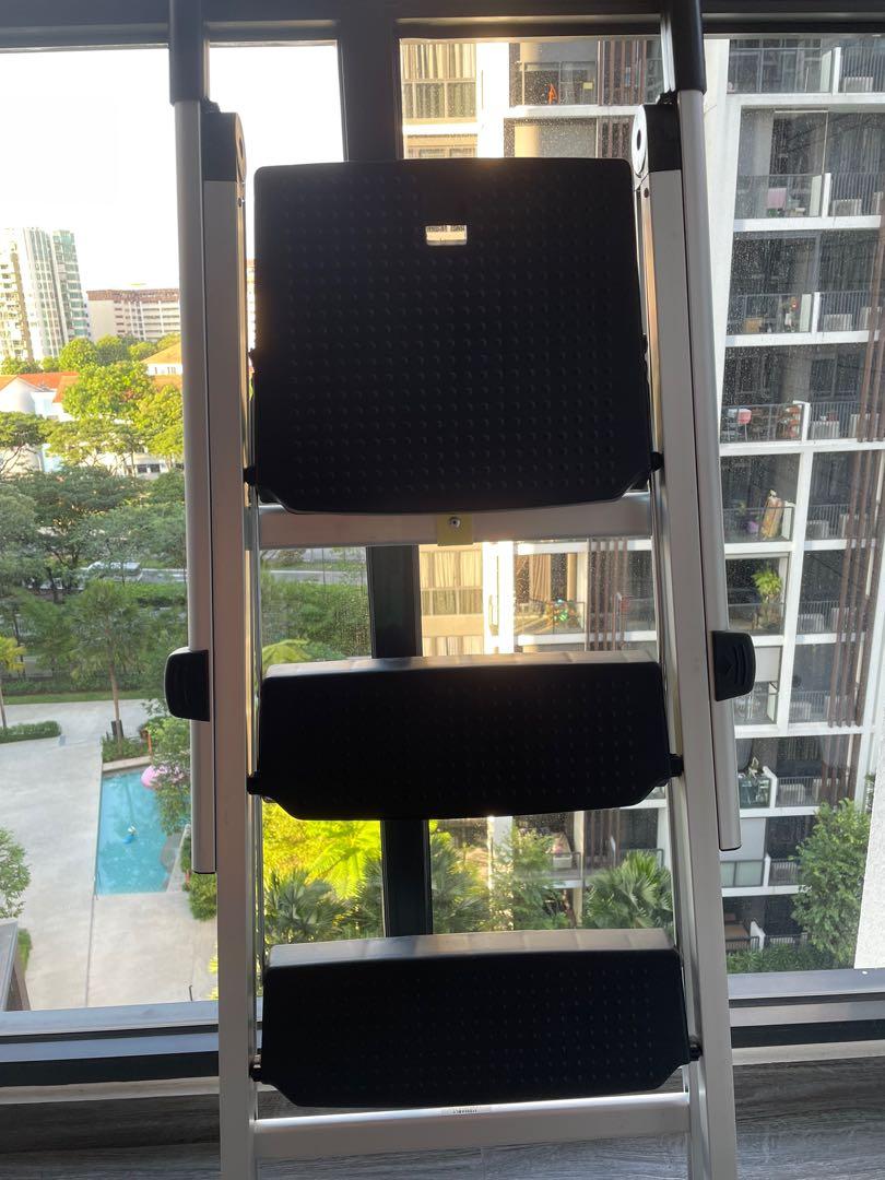 Cosco Magic Fold 3 steps Ladder, Furniture & Home Living, Home ...