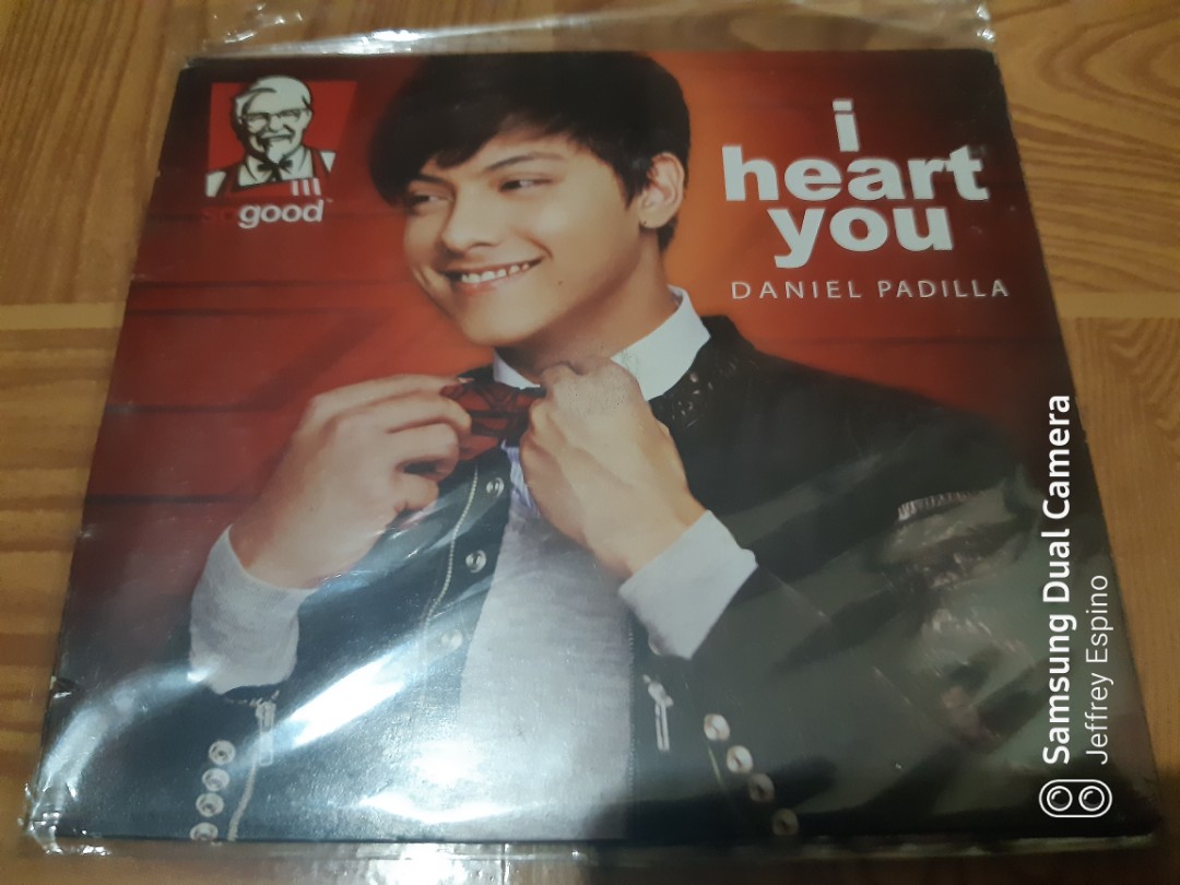 Daniel Padilla i heart you KFC Limited OPM cd, Hobbies & Toys, Music ...