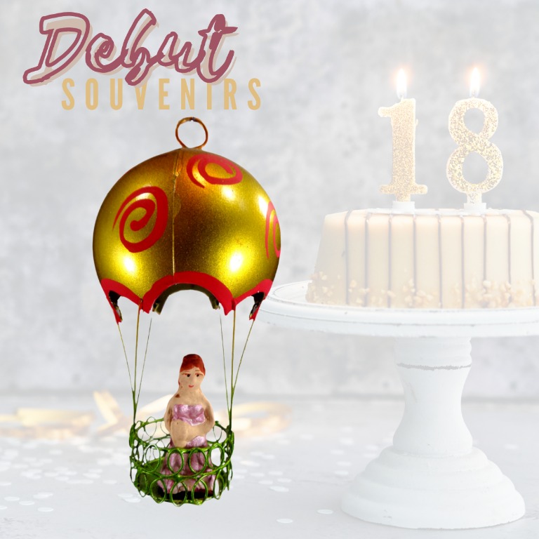 Debut Souvenirs and Giveaways Tin & Wire Debutant in Hot Air Balloon ...