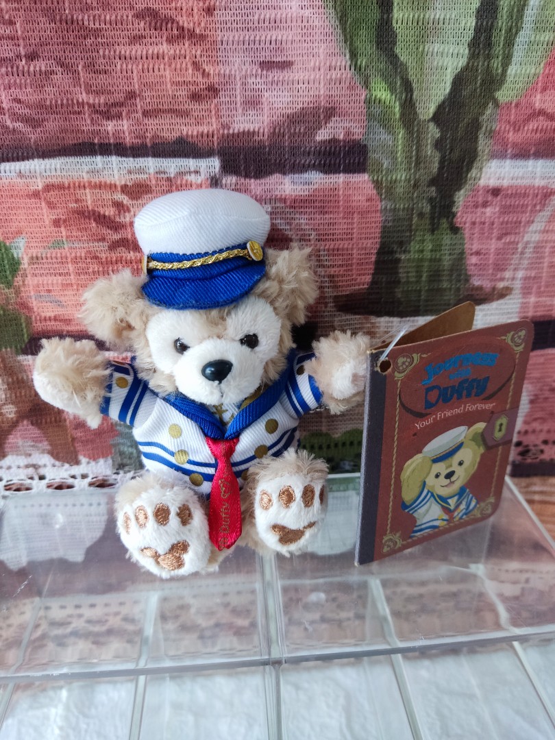 Disney 15th Anniversary Duffy plush keychain Sailor's costume, Hobbies ...
