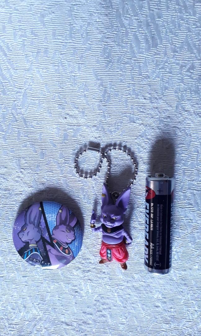 Dragon Ball Z Beerus Keychain and Pin, Hobbies & Toys, Memorabilia ...