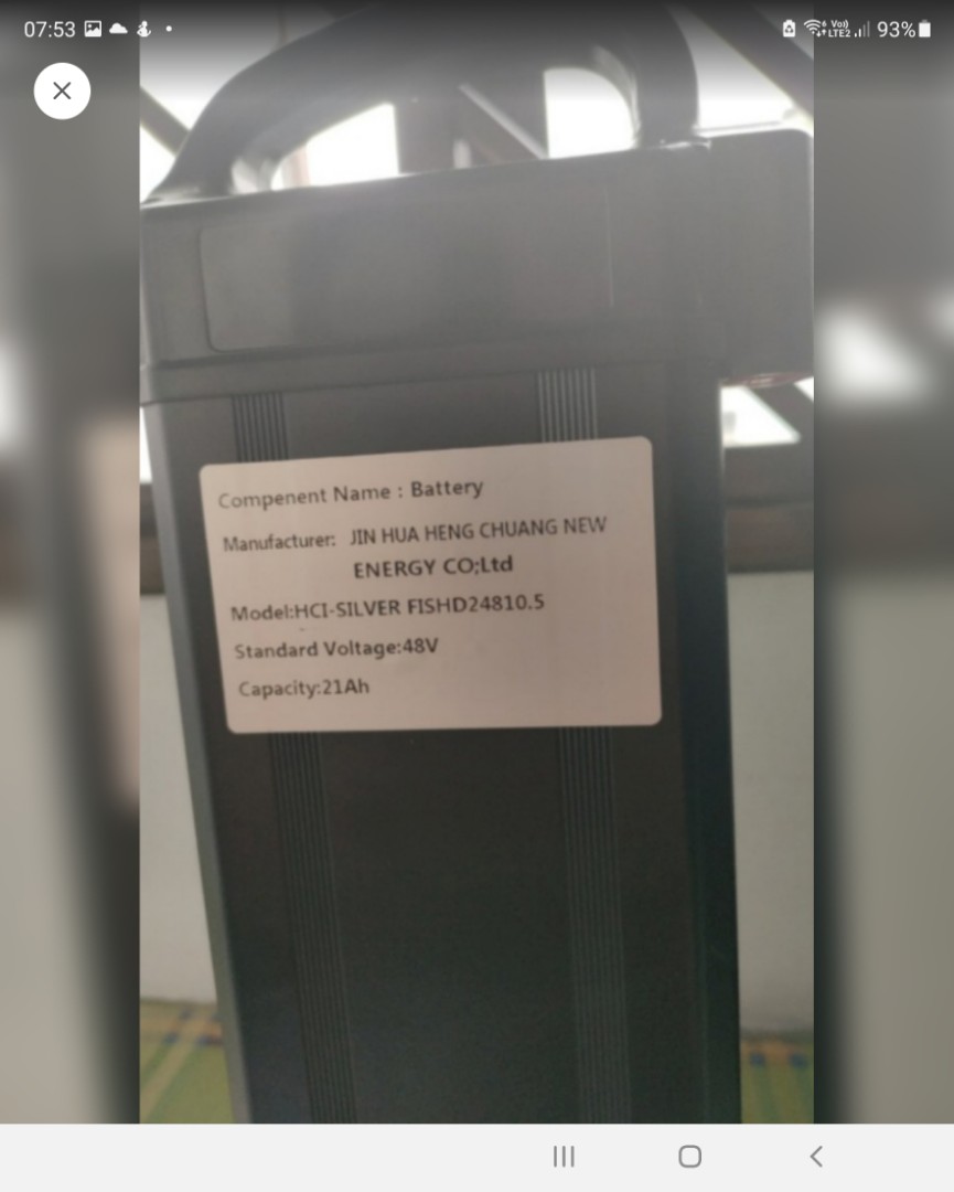 Eco drive 2.0 48v21 ah panasonic cell, Sports Equipment, PMDs, E ...