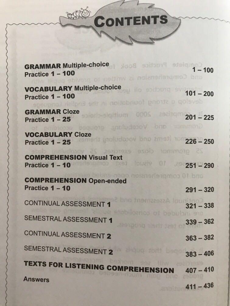 EPH Complete Practice Book for Grammar, Vocabulary & Comprehension for ...
