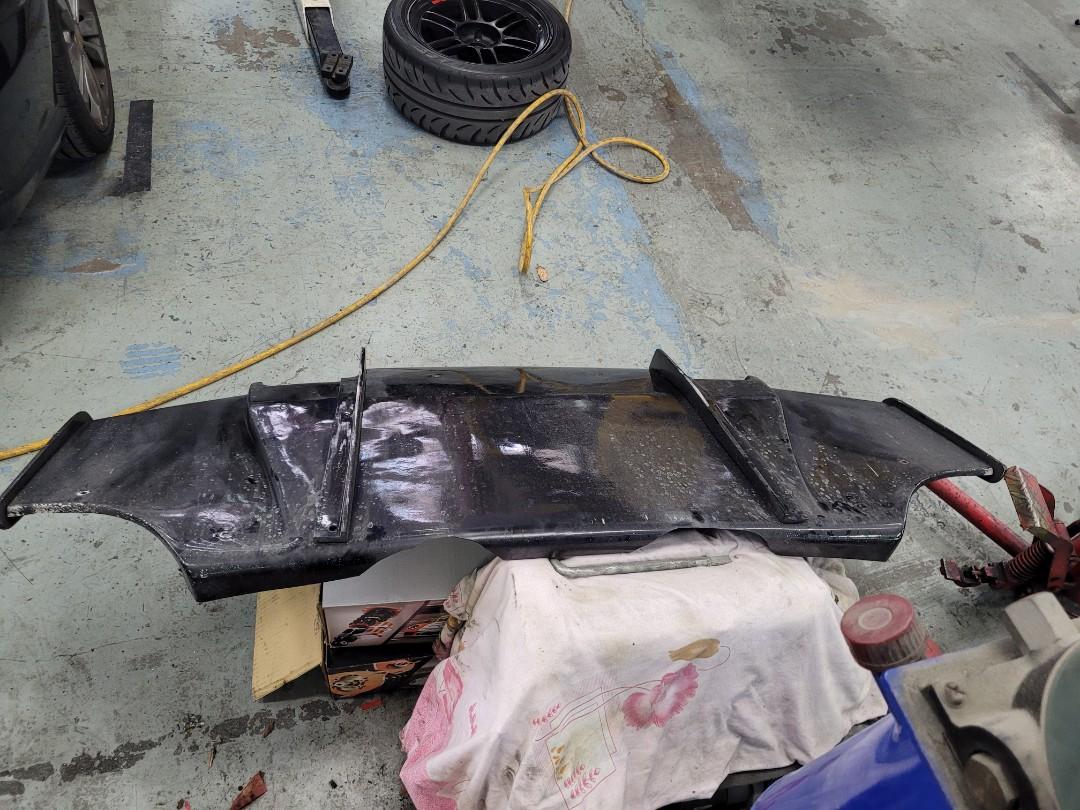 Evo 10 Varis rear diffuser lip, Car Accessories, Accessories on Carousell