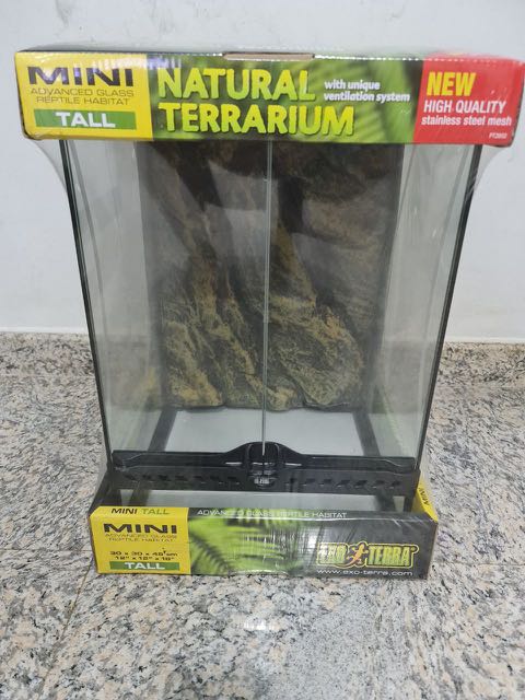 Exo Terra Mini Tall terrarium PT2602, Pet Supplies, Homes & Other Pet ...