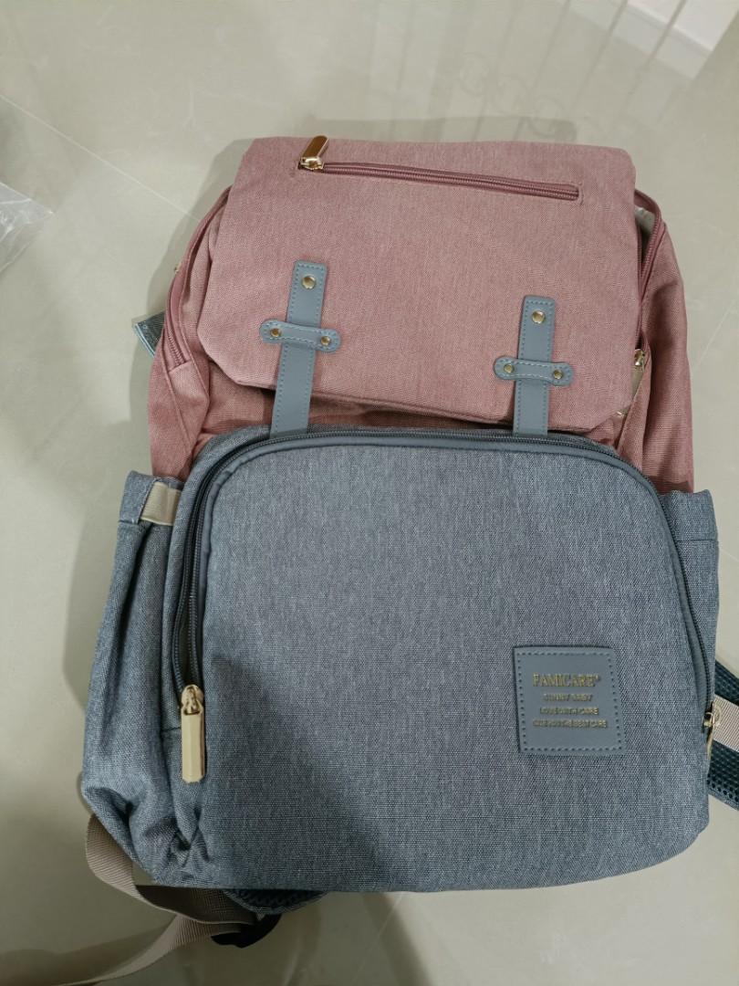 Famicare mummy backpack with usb, Women's Fashion, Bags & Wallets ...