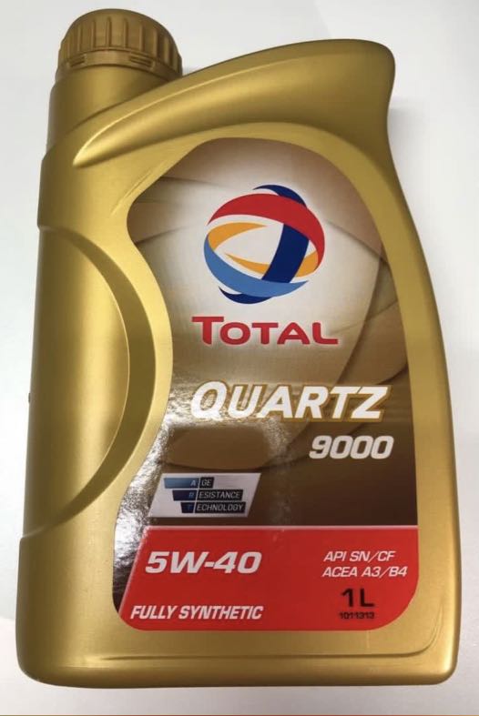 Full Synthetic Total Quartz 9000 5W-40 (1L), Car Accessories, Car ...