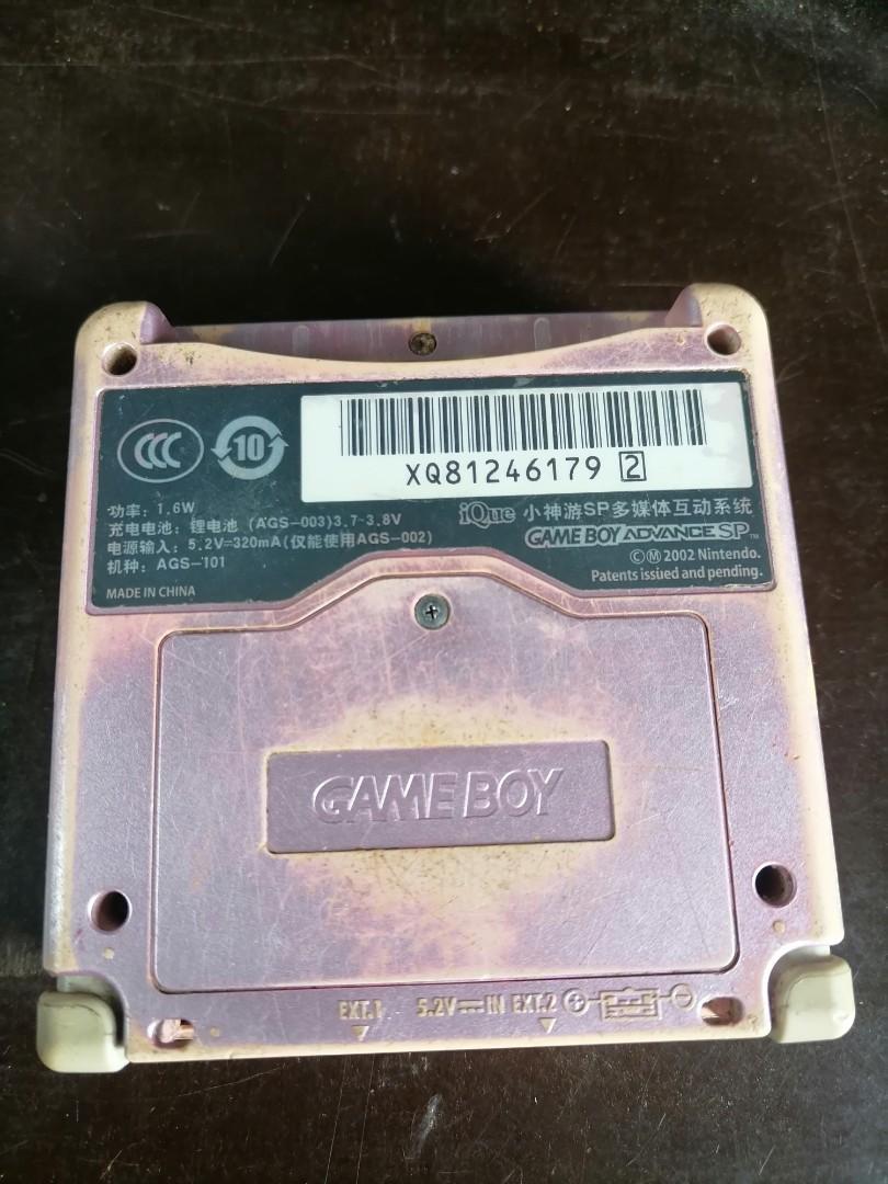 Gameboy advance sp iQue Mario brighter, Video Gaming, Video Game ...