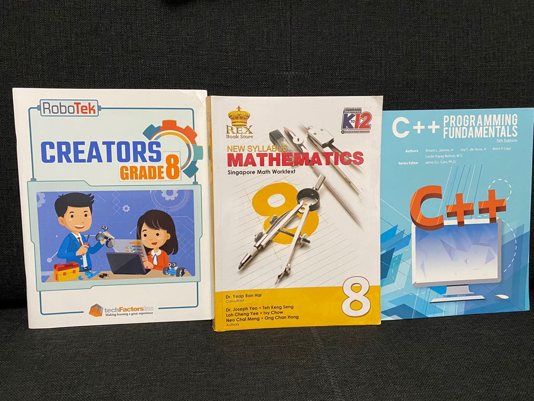 GRADE 8 BOOKS, Hobbies & Toys, Books & Magazines, Textbooks on Carousell