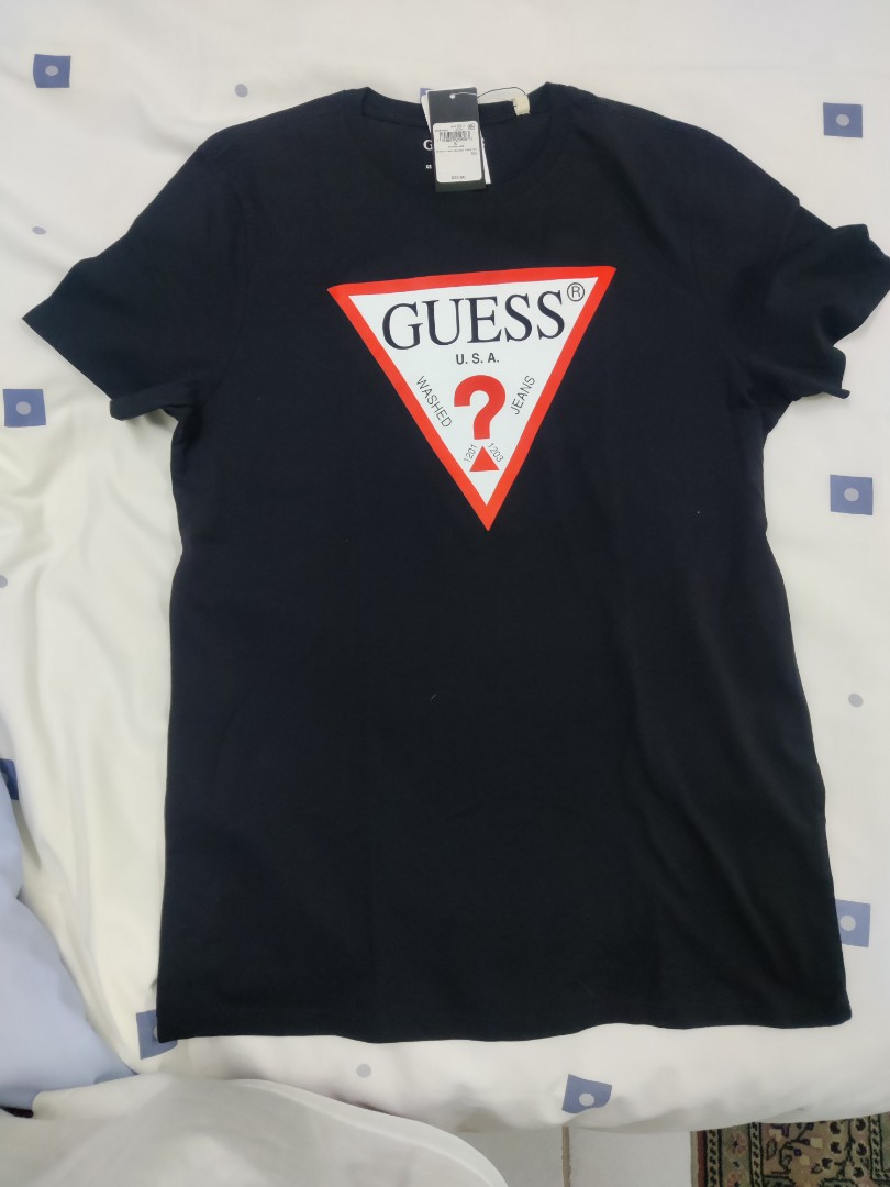 Guess authentic shirt with price tag, Men's Fashion, Tops & Sets ...