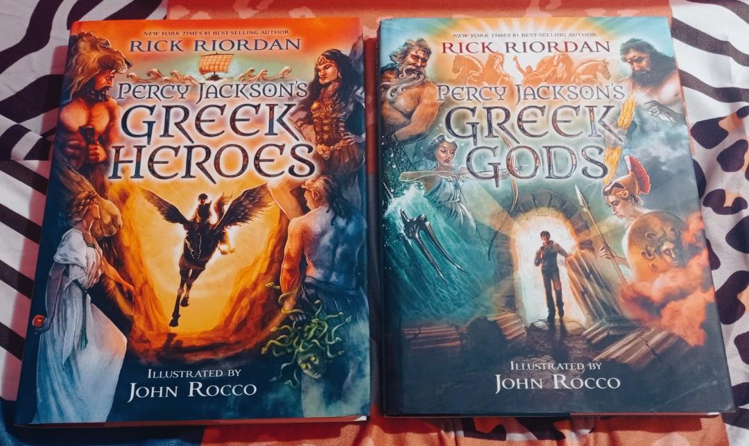 [HARDBOUND] Rick Riordan Greek Gods and Greek Heroes (Illustrated by ...