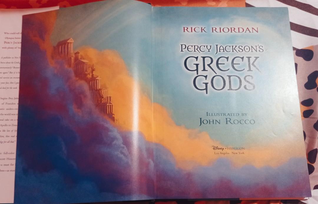 [HARDBOUND] Rick Riordan Greek Gods and Greek Heroes (Illustrated by ...