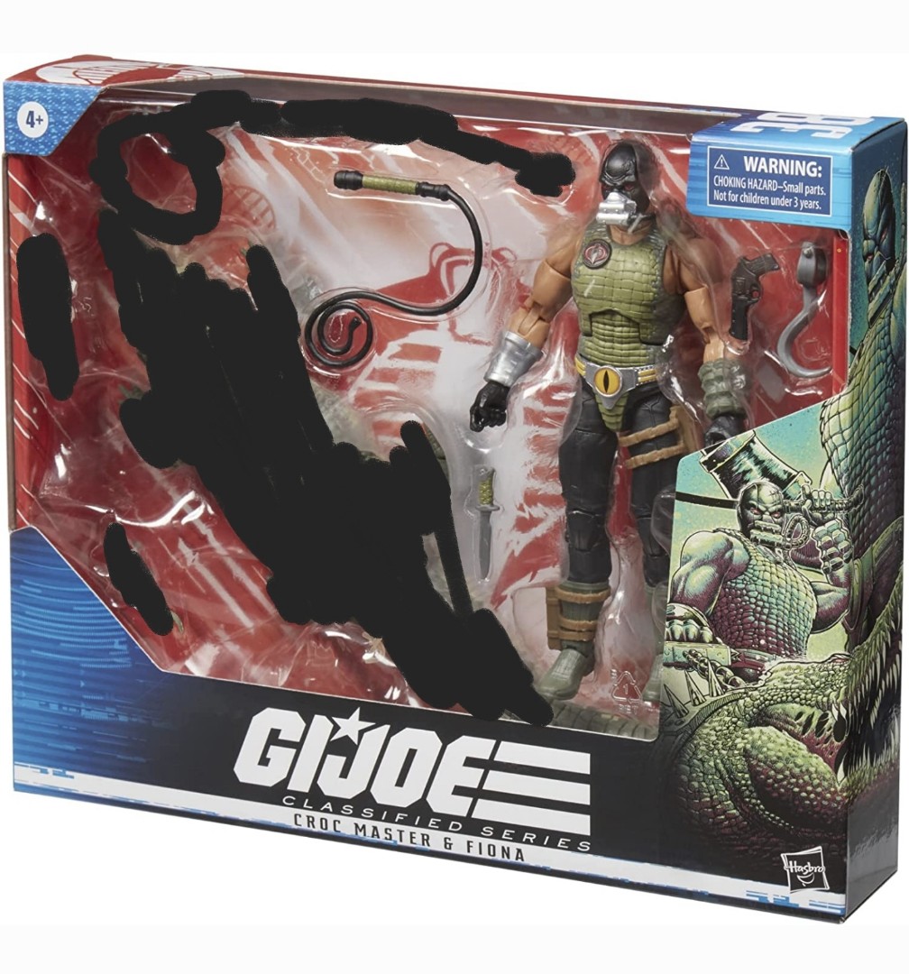 Hasbro G.I.Joe Classified Croc Master w/o Fiona & Baby Crocs GI Joe ...