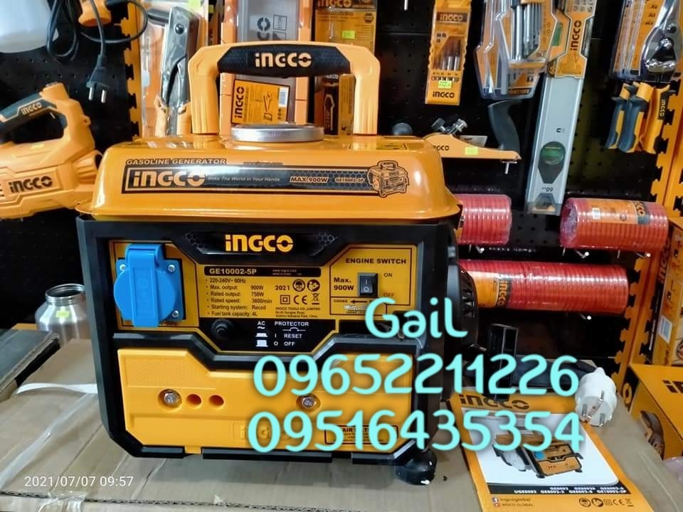 INGCO 900w / 1kva Portable Gasoline Generator, Commercial & Industrial ...