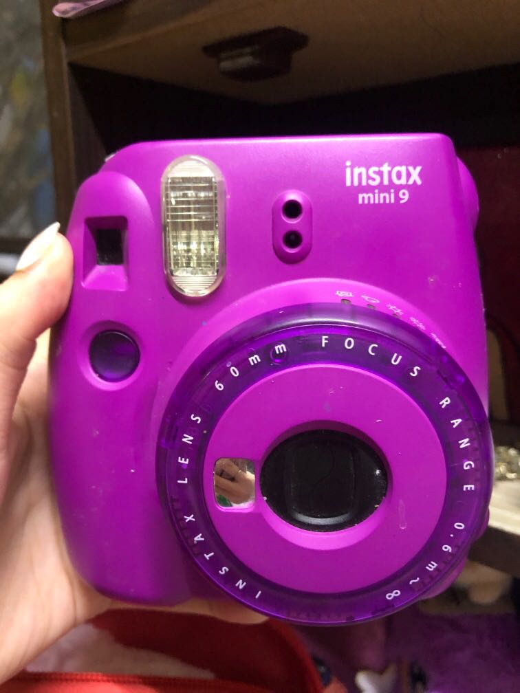 Instax Limited Edition Purple, Photography, Cameras on Carousell