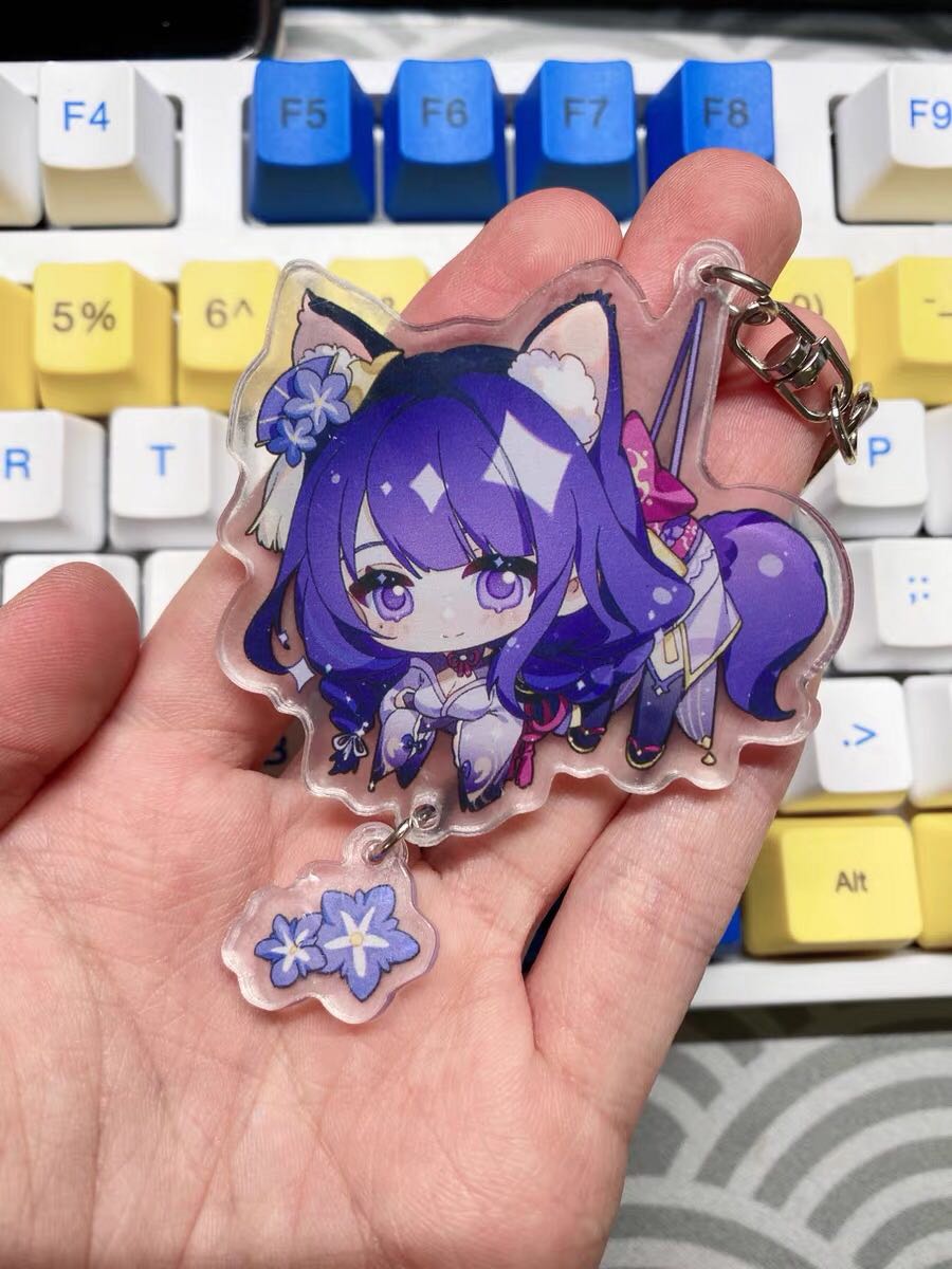 [INSTOCK] Baal Raiden Shogun Genshin Impact Keychain, Hobbies & Toys ...