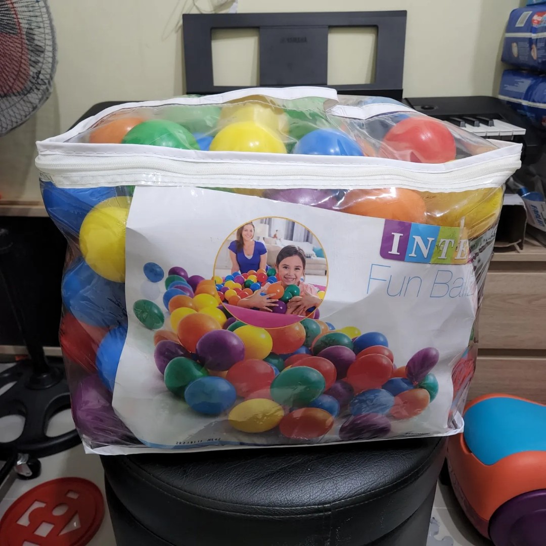 Intex Fun Balls, Babies & Kids, Infant Playtime on Carousell