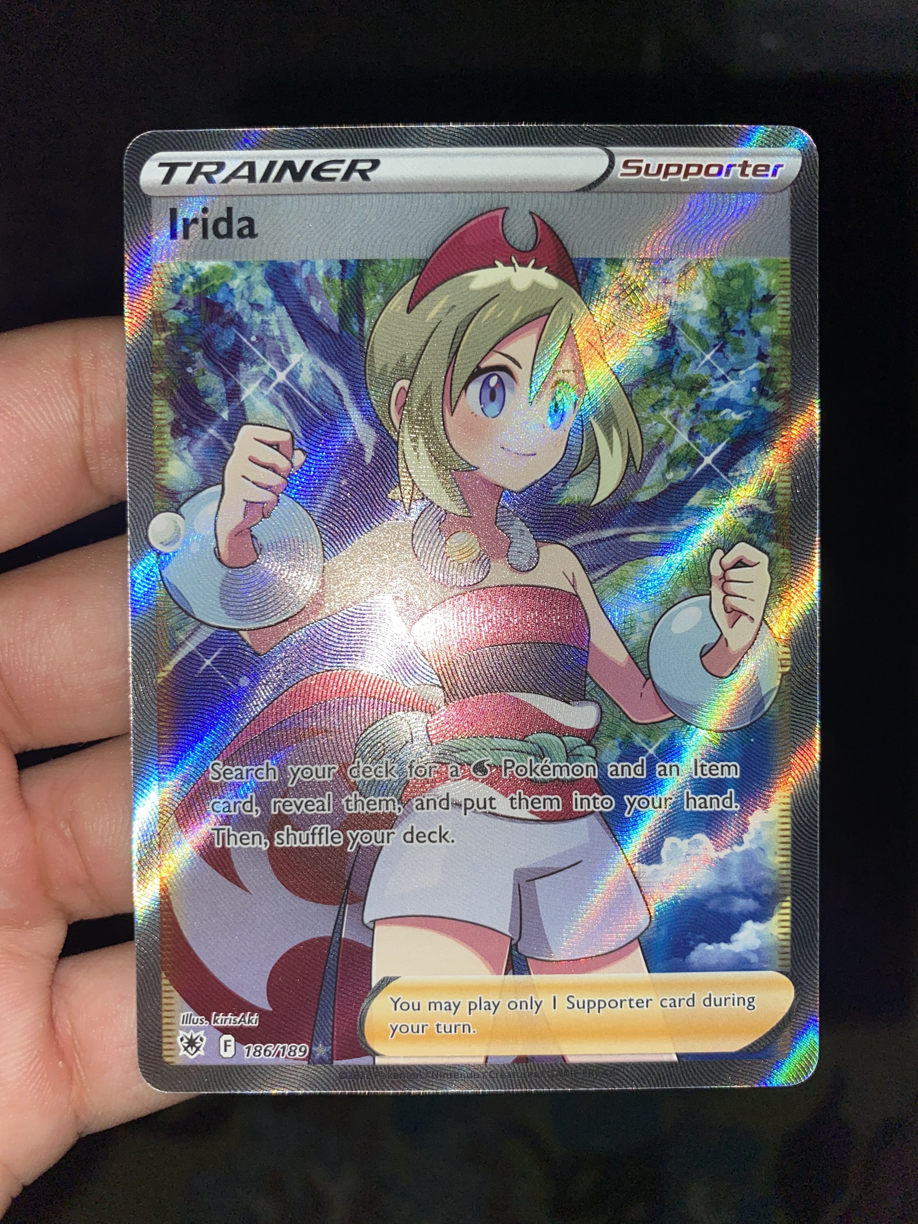 Irida Full Art Trainer Card - Pokemon Astral Radiance Trainer FA ...
