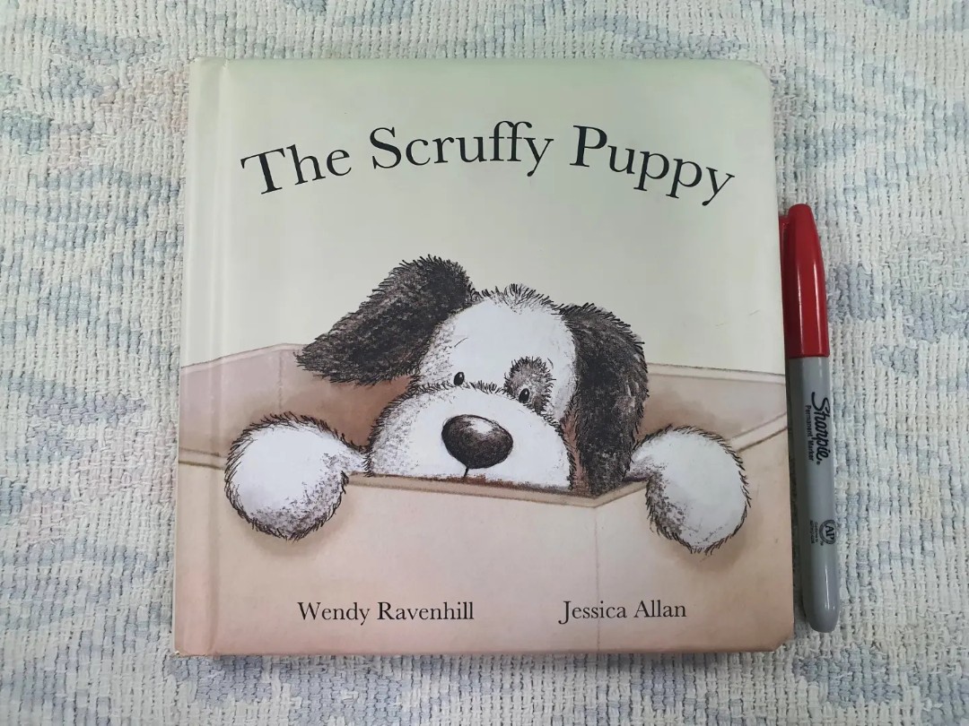 Jellycat The Scruffy Puppy, Hobbies & Toys, Books & Magazines, Children ...